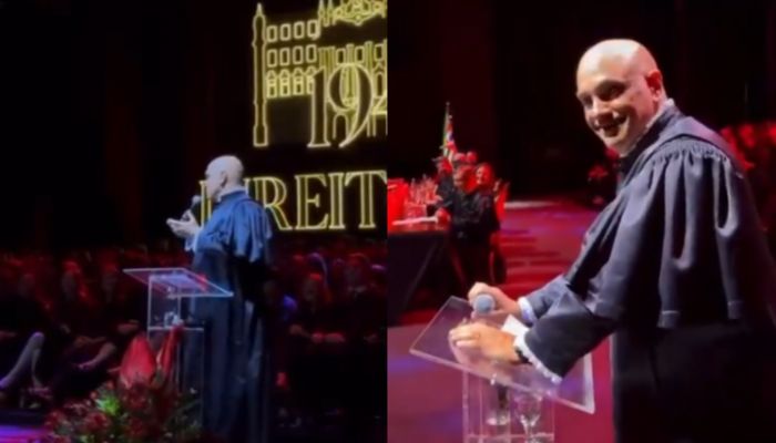 VÍDEO: Rindo e sob aplausos na USP, Alexandre de Moraes dispara: 'Já ...